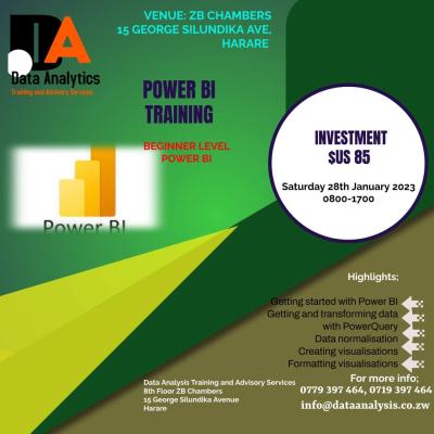 Power Business Intelligence Training - SME Association of Zimbabwe